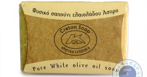 Σαπούνι ελαιολάδου λευκό Cretan Herbs 100gr