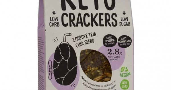 ΚΡΑΚΕΡΣ ΚΕΤΟ ΜΕ ΣΠΟΡΟΥΣ CHIA Βιολογικά JOICE 60gr